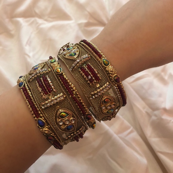 Jewelry | Indian Pakistani Style Bangles Set | Poshmark